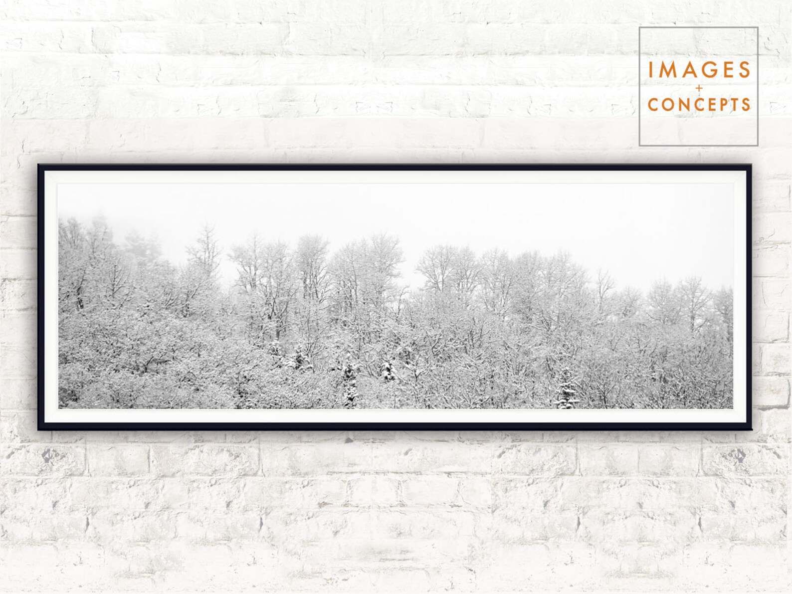 White Panoramic Print Large Wall Art Home Decor Printable Photography ...