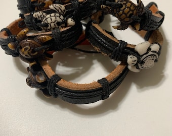 Leather Turtle | Etsy