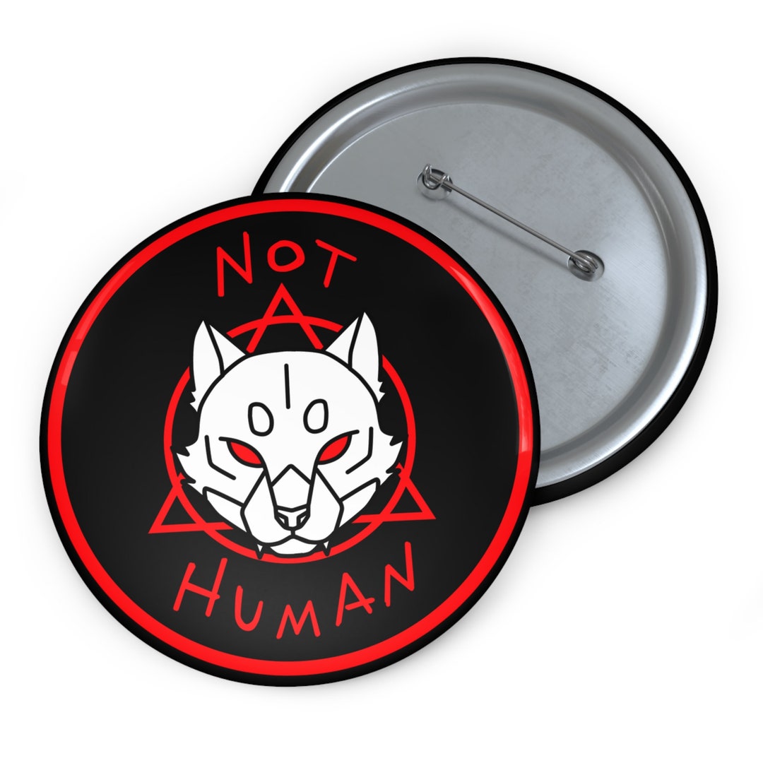 Copy of Otherkin Therian Alterhuman Furry Quadrobics Pride Pin Button ...