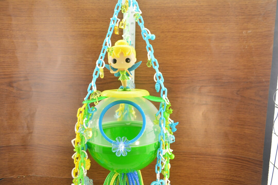 Sugar Glider Foraging Toy#733: Tinker Bell Charm, Exotic Pet Enrichment ...