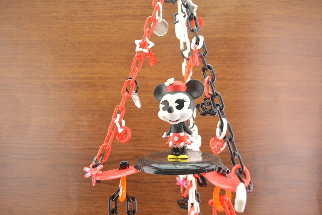 Minnie Mouse: 631, Foraging Bird Sugar Glider Toy, Small Bird Toy ...