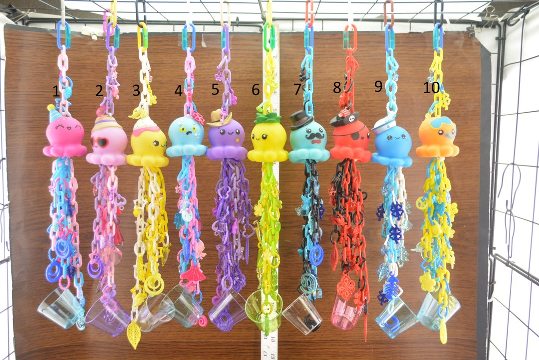 Octopus Foraging Toy: Bird, Sugar Glider, Primate Enrichment Mobile - Etsy