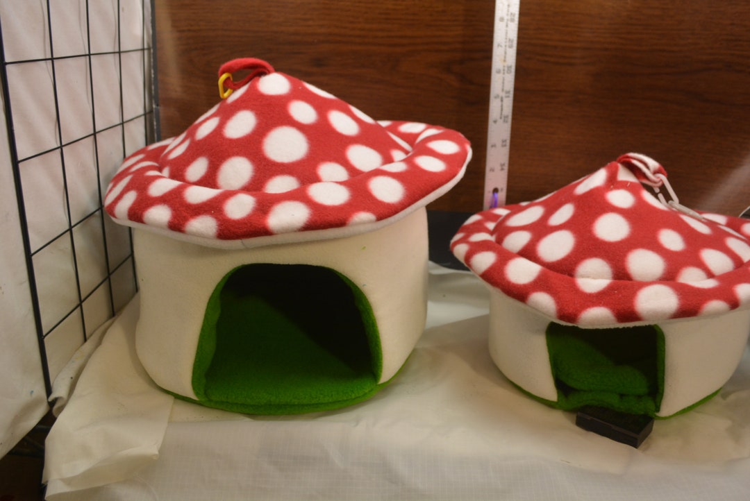 Hedgehog, Guinea Pig, Ferret Toadstool House Bed - RAT House, Small ...
