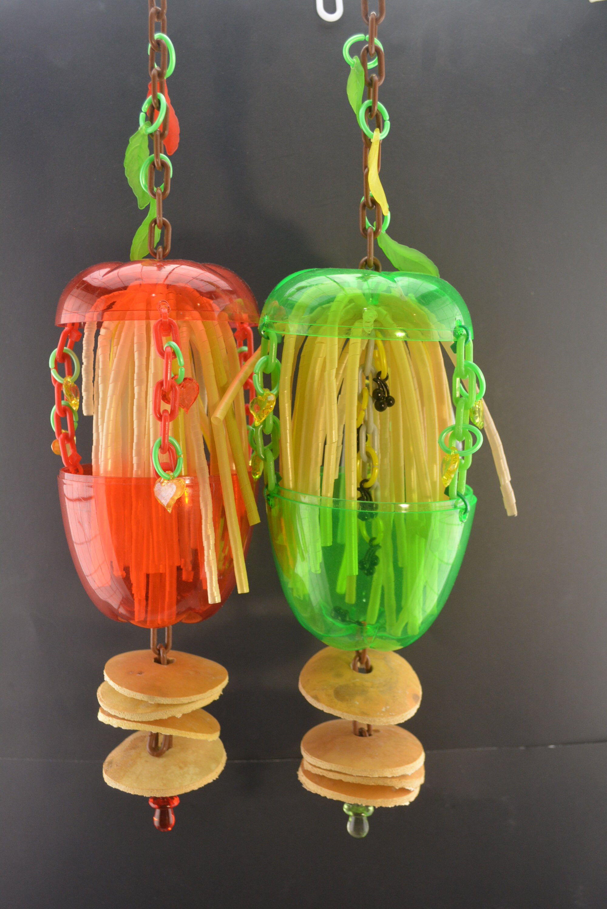 Red or Green Apple Sugar Glider Toy 279 Small Bird Toy - Etsy