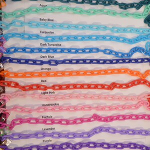 5 Feet - High Quality 3mm Plastic Chain for Craft, DIY Bird Toys, Sugar ...
