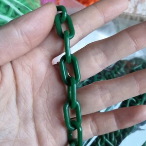20 Feet - High Quality 3mm Plastic Chain for Craft, DIY Bird Toys ...