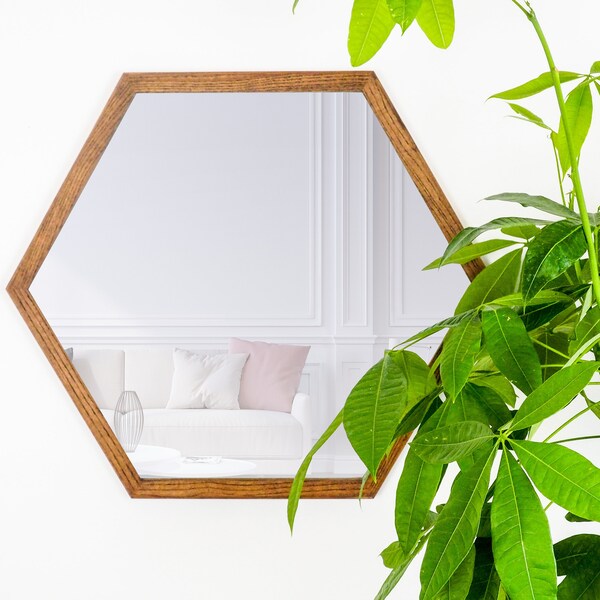 Hexagon Mirror - Etsy