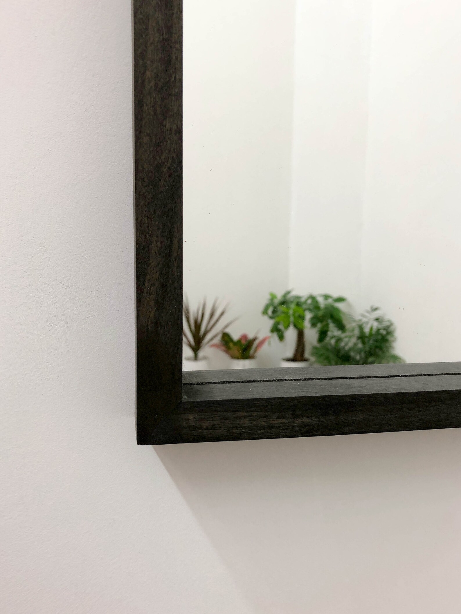 Wood Mirror Wooden Frame in 3 Frame Styles Mimimalist Modern | Etsy