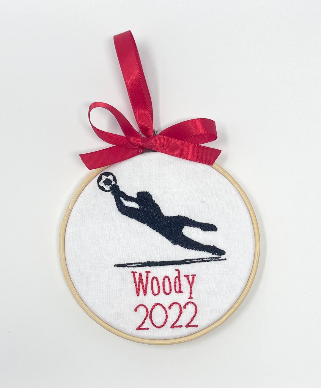 Soccer Player Christmas Ornament Soccer Goalie Personalized - Etsy