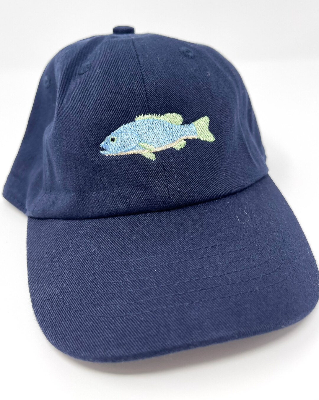 Fish Embroidered Hat, Customizable Bass Fishing Hat for Kids - Etsy