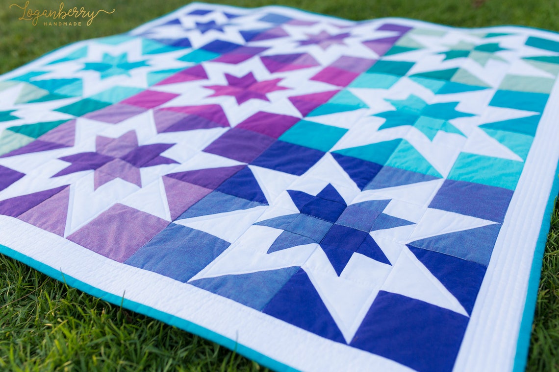 Aurora Borealis Quilt Pattern PDF - Etsy