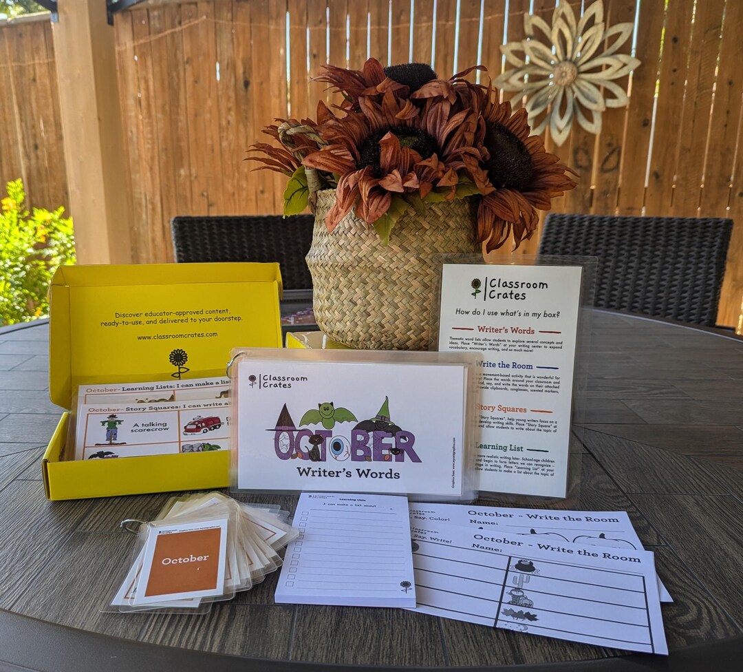 October Writing Center Kindergarten Halloween Writing Centers Made for ...