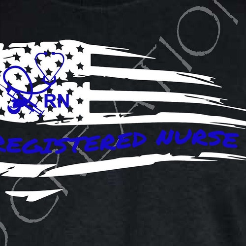 Registered Nurse Svg Nurse Flag Svg Flag Svg Nurse Svg - Etsy