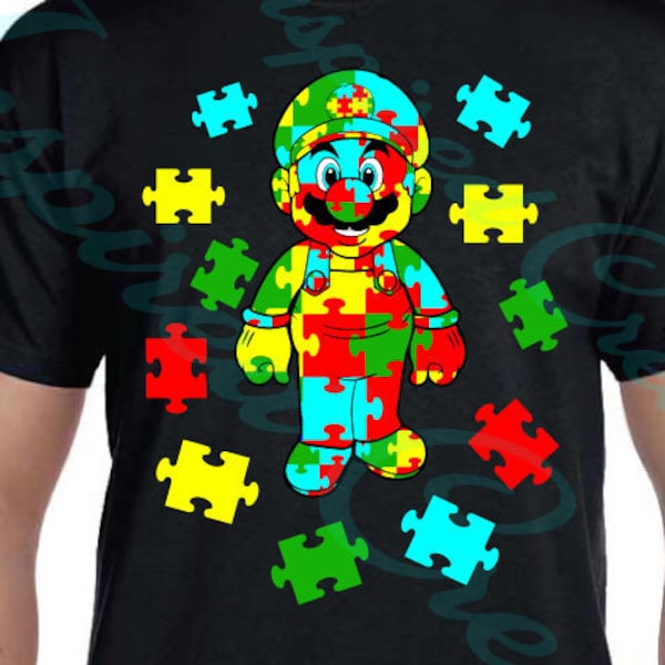 Mario autismo png - Etsy México