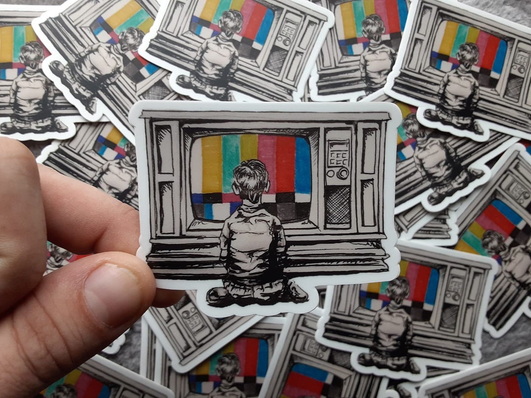 Console TV Sticker - Etsy