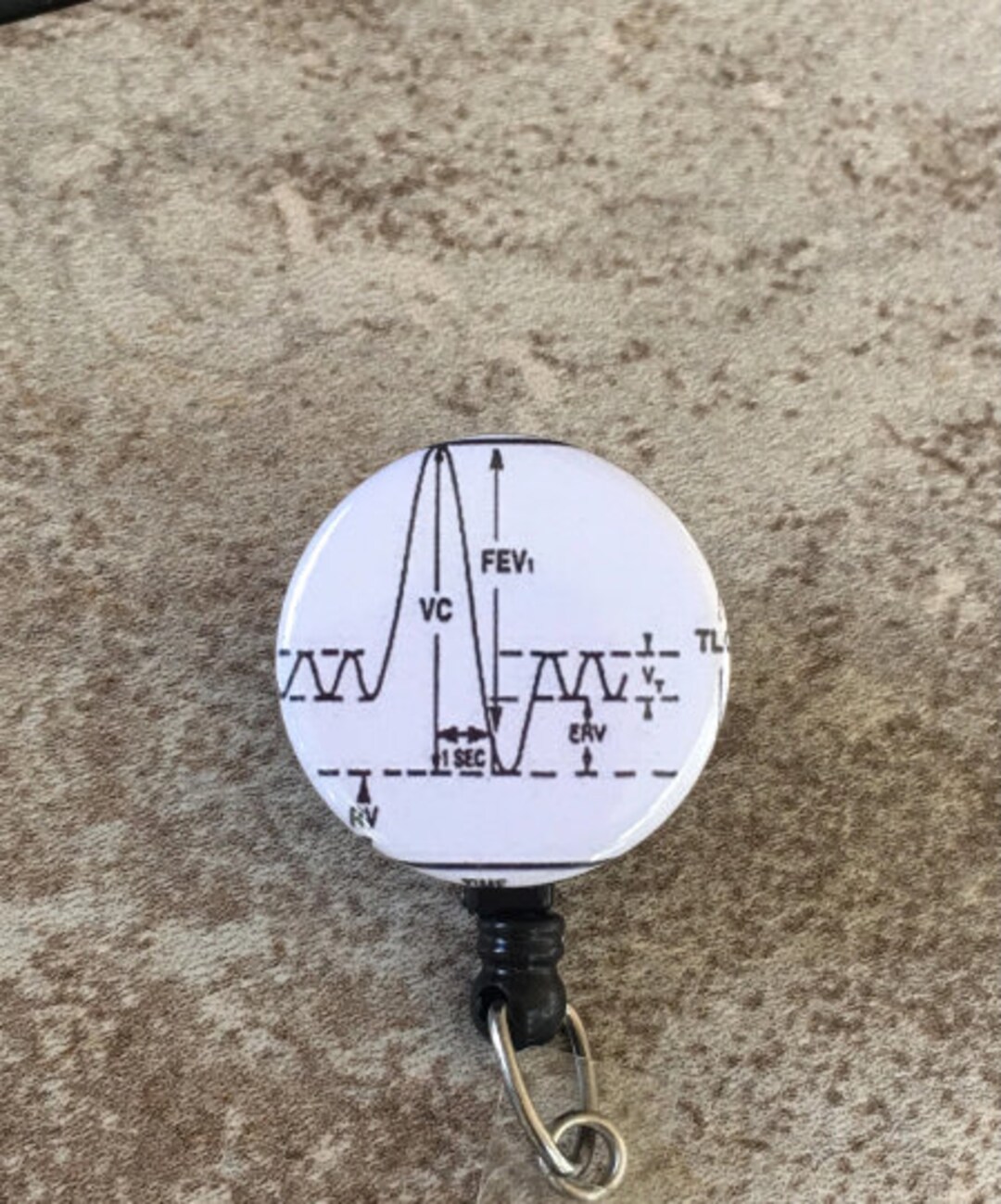 Pulmonary Badge Reel PFT Test Results Stethoscope Id Tag - Etsy