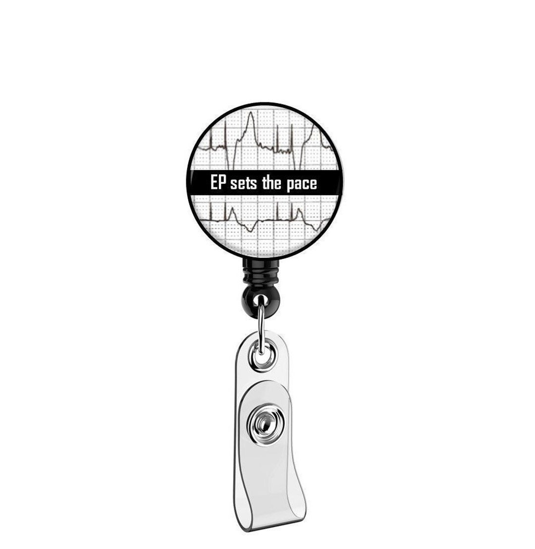 EP Lab Cardiology Badge Reel, Funny EKG Cute Cardiac Doctor Etsy Lab ...