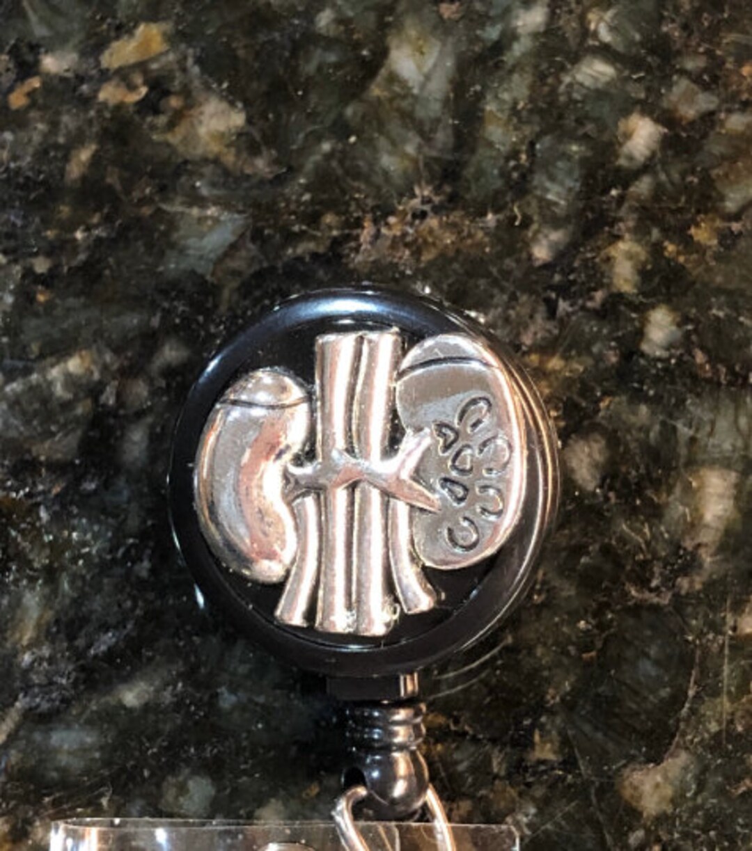 Kidney Human Anatomy Gear Retractable Badge Reel Unique Gift Idea Male ...