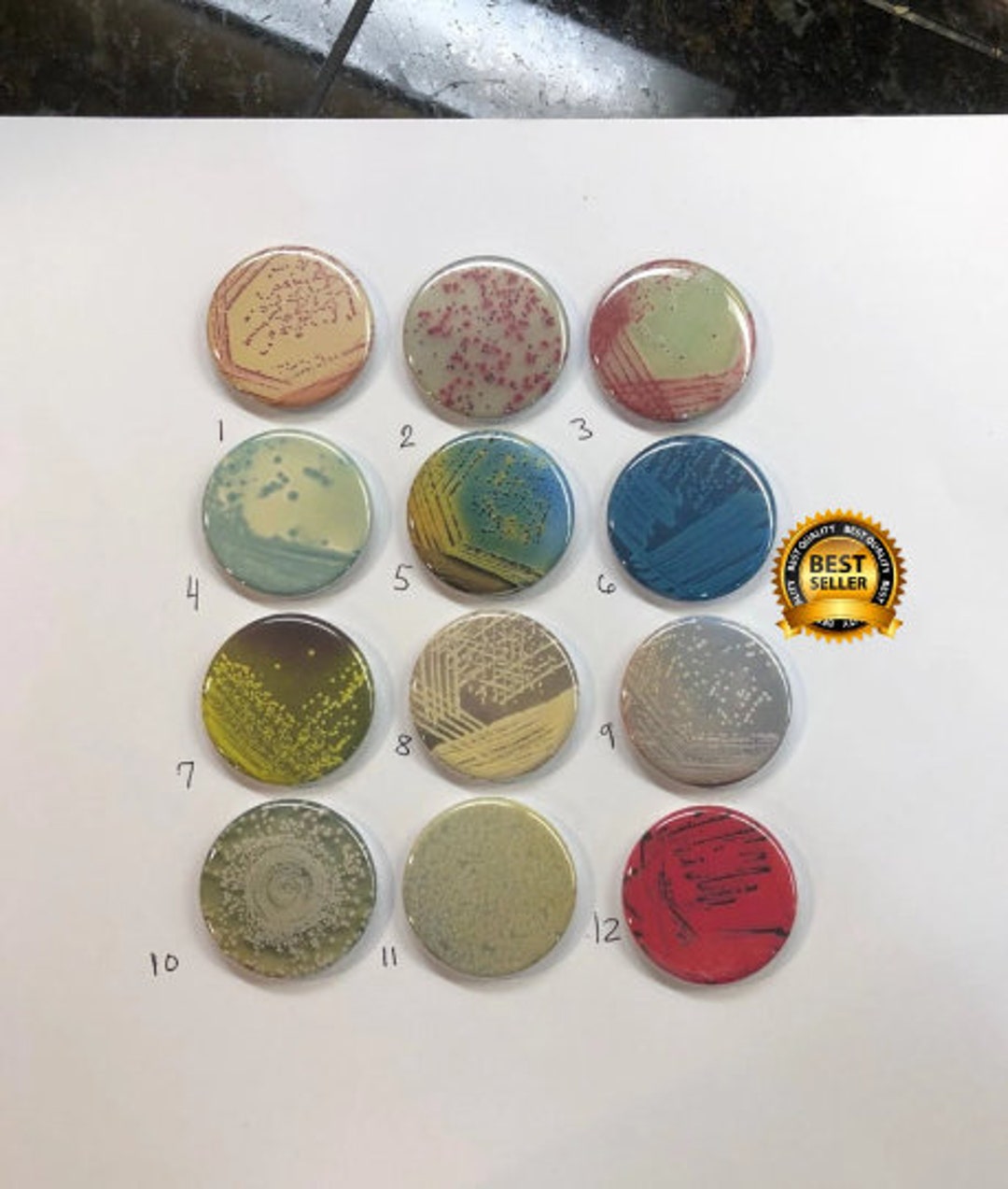 Microbiologist CDC Image Badge Reel Unique Coworker Gift Idea ...