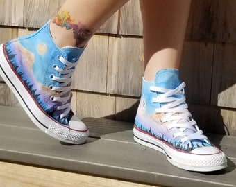 Painted converse | Etsy