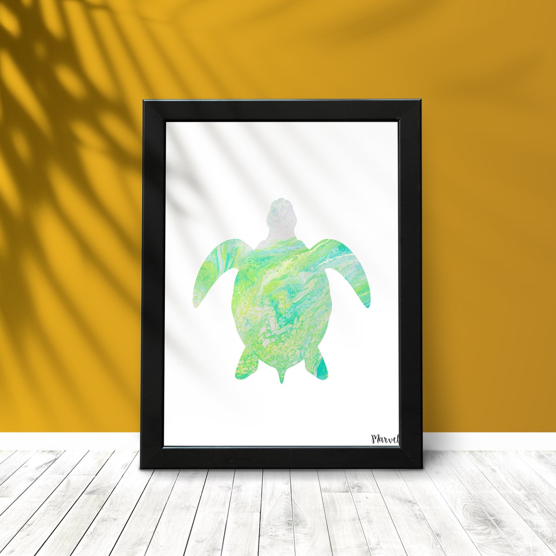 Sea Turtle Art Print Sea Turtle Print Sea Animals Art Sea - Etsy