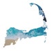 Cape Cod Paper Print, Cape Cod Wall Art, Massachusetts Art Print, Map ...