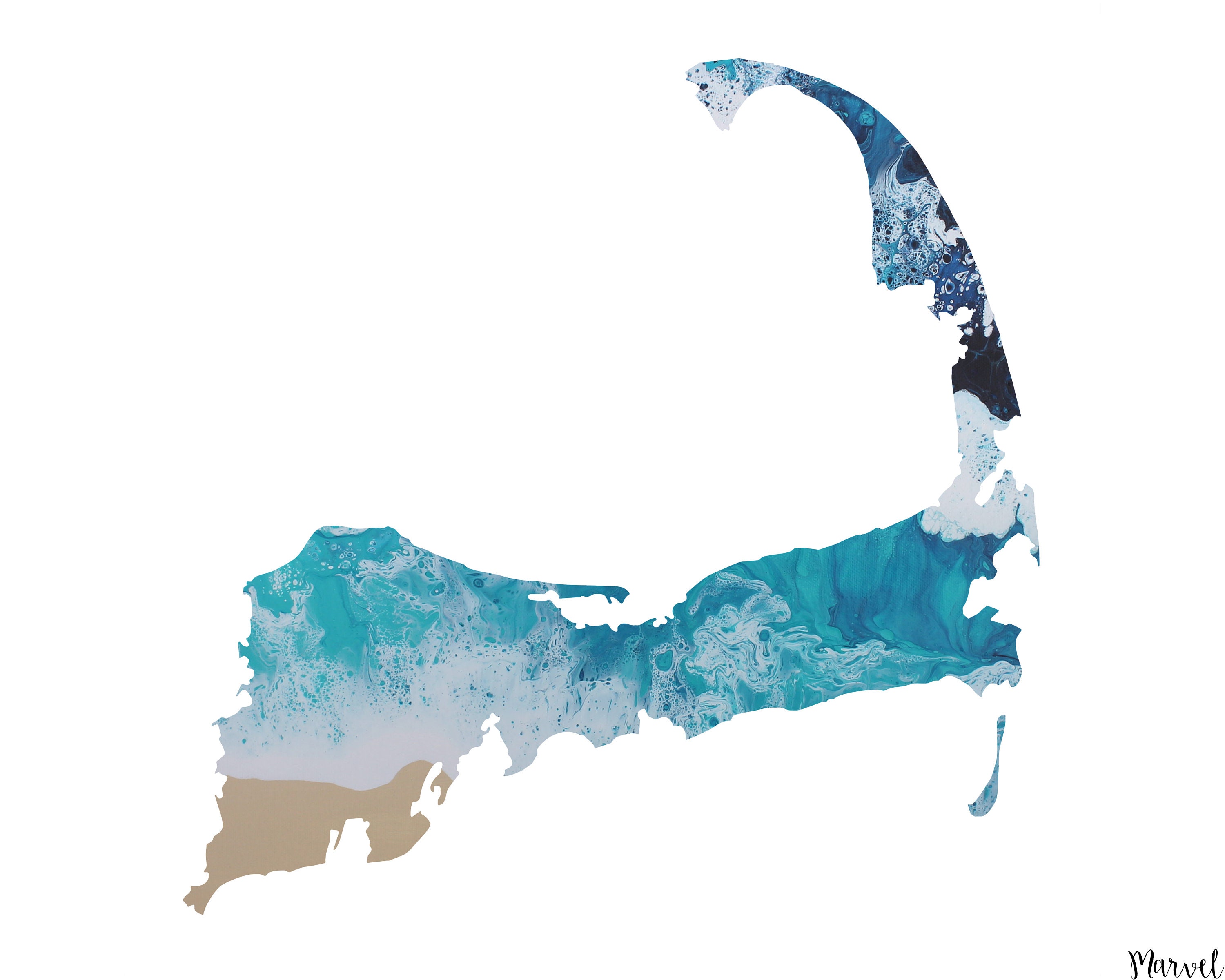 Cape Cod & Islands Gallery Wall Art Set of 3 Prints, Beach Wall Art ...