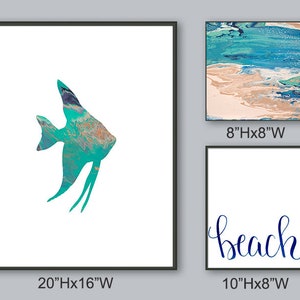 Beach Theme Printables Gallery Wall Art Set, Set of 3 Prints, Beach ...