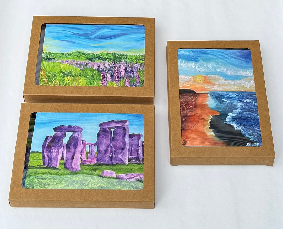 Set of 8 Notecards, Various Designs Available - Etsy