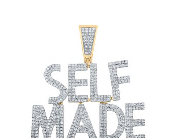 Self Made Diamond Pendant - Etsy