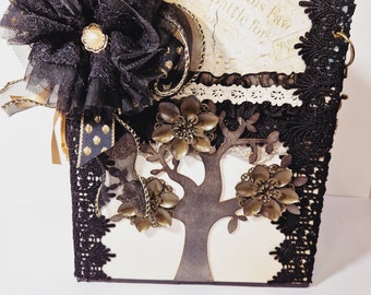Ruby Gothic Junk Journal Handmade 72 Pages - Etsy