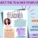 Modern Meet the Teacher Template | Editable| Instant Download ...