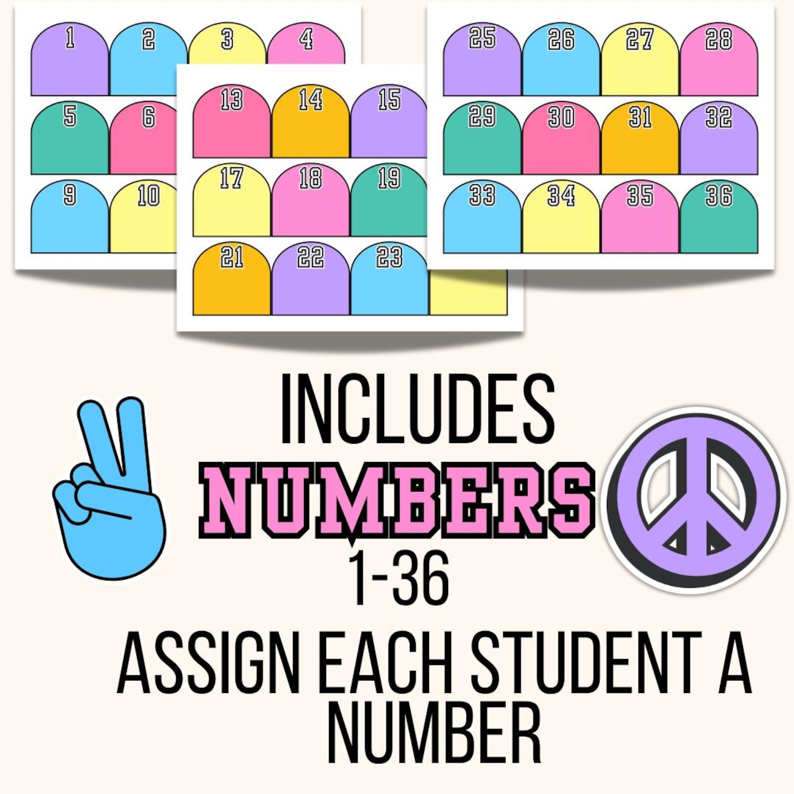 Classroom Mailbox Labels & Tabs: Composition Notebook Theme (printable ...
