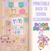 Back to School Classroom Door Decor Kit Printable Welcome Classroom ...