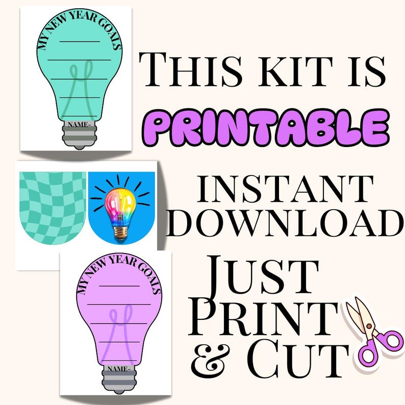New Year Classroom Door Decor Kit Printable 2026 Classroom Door ...