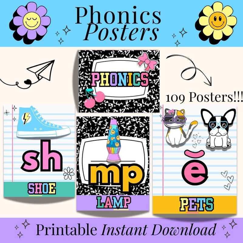 Phonics Poster - Etsy