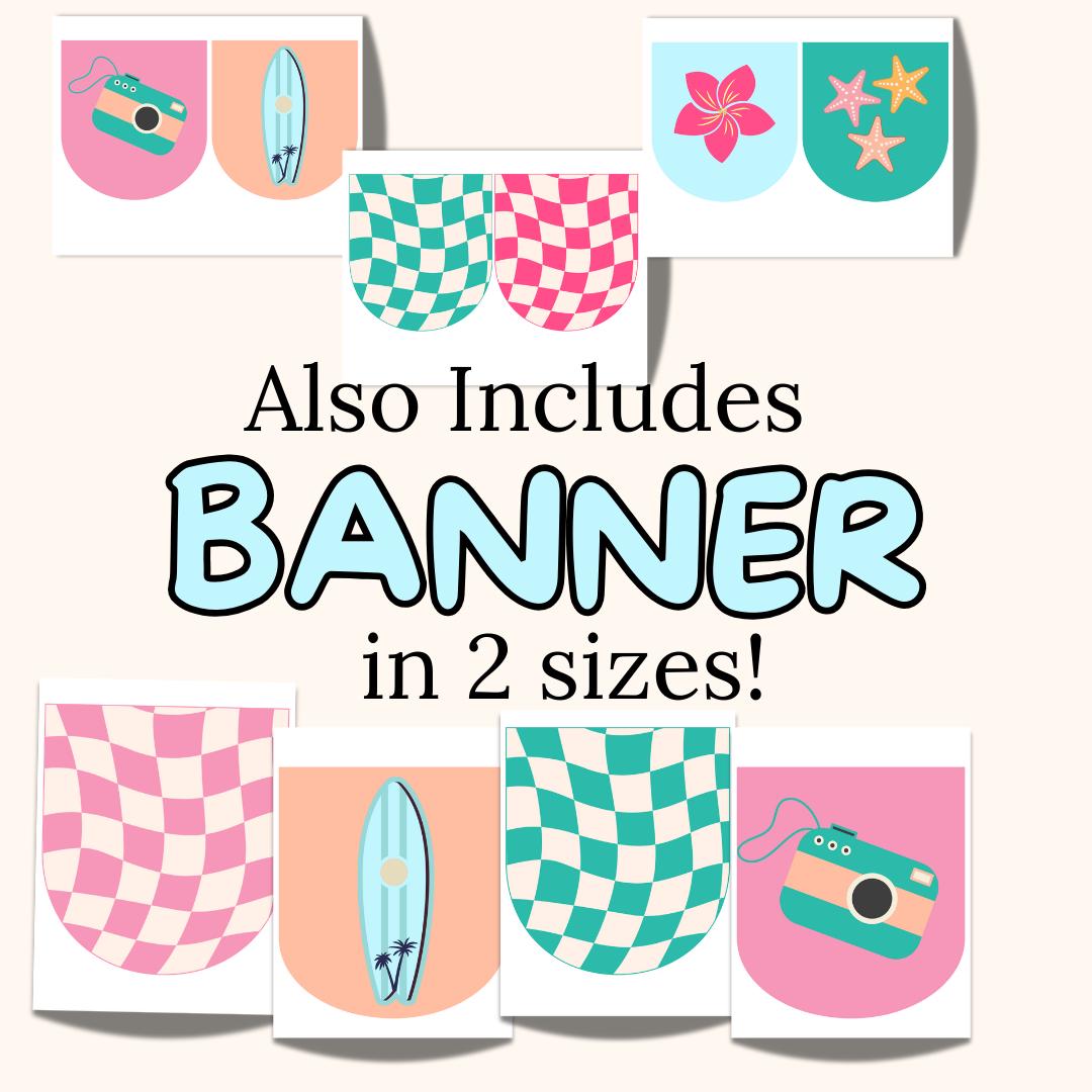 Summer Classroom Door Decor Kit Printable End of School Year Classroom ...