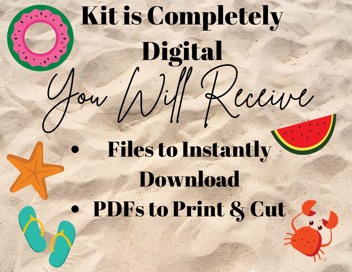 Summer Bulletin Board Kit Classroom Printable Bulletin Board Summer ...