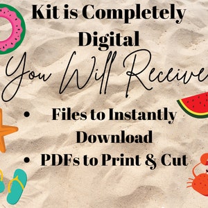 Summer Bulletin Board Kit Classroom Printable Bulletin Board Summer ...