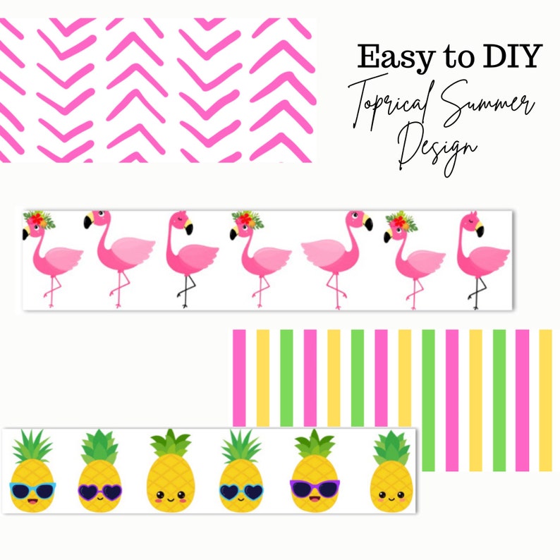 Colorful Bulletin Board Borders Printable Set of 8 Instant Download ...