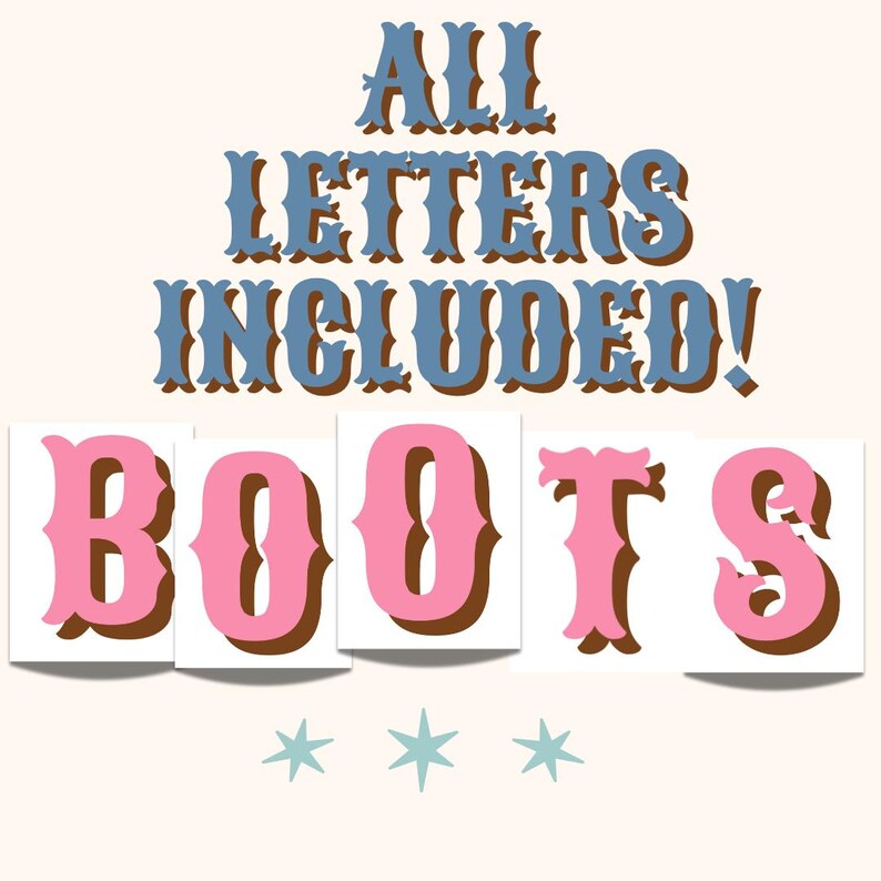 Retro Cowgirl Classroom Bulletin Board Kit Western Decor Printable ...