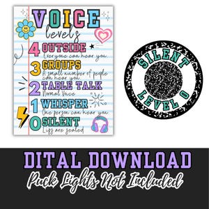 Varsity Voice Level Posters Digital Download Printable Composition ...