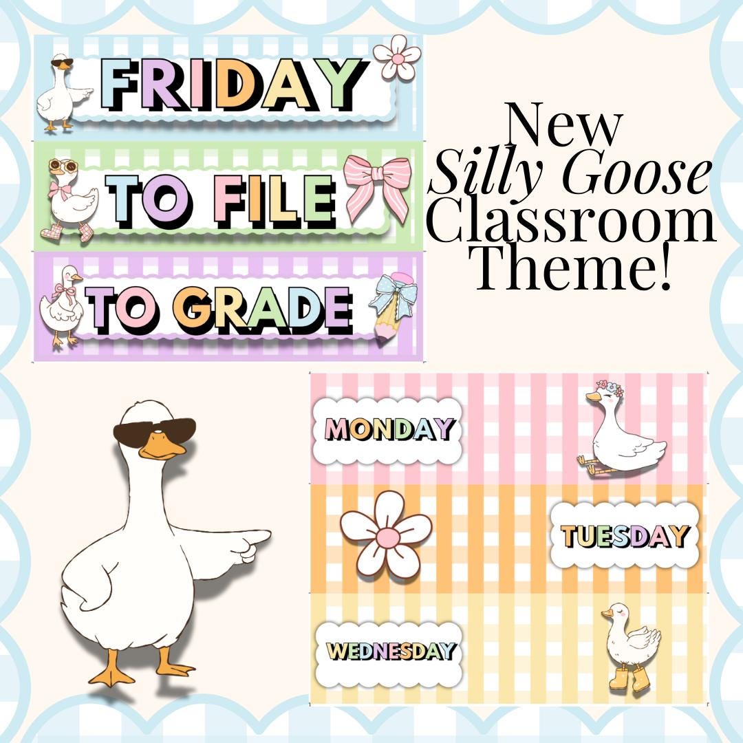 Rolling Cart Labels Silly Goose Printable 10 Drawer Cart Labels and 12 ...