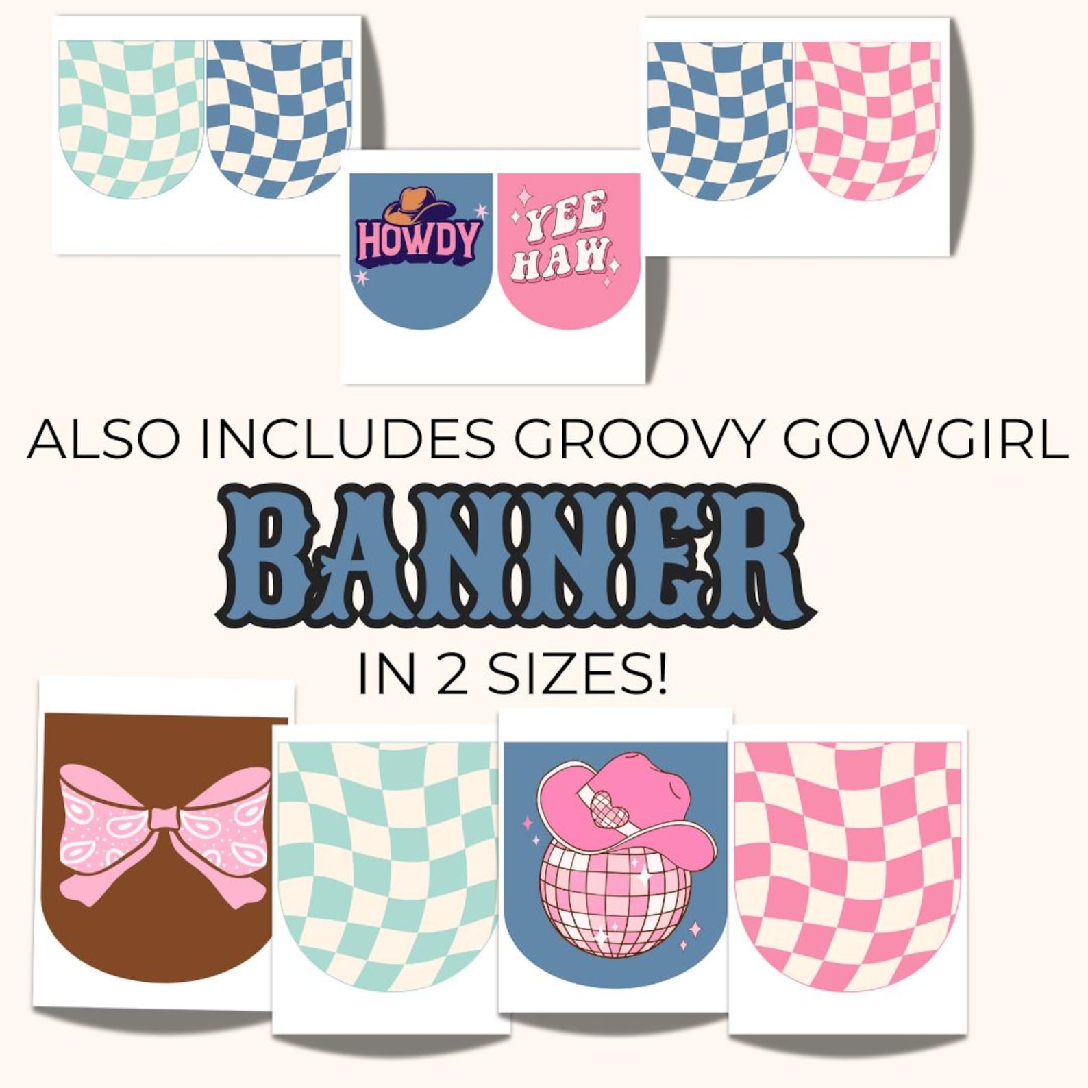 Retro Cowgirl Classroom Door Decor Kit: Western Theme Printable - Etsy