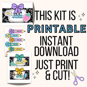 Printable Classroom Birthday Chart: Composition Notebook Theme (digital ...
