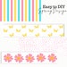 Spring Bulletin Board Borders | Printable Set of 8 | Instant Download ...