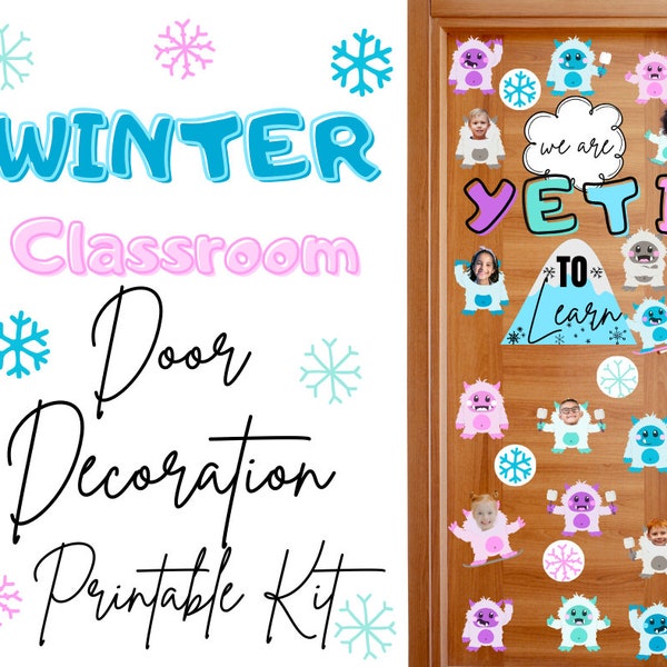 Classroom Door Decorations for Christmas - Etsy