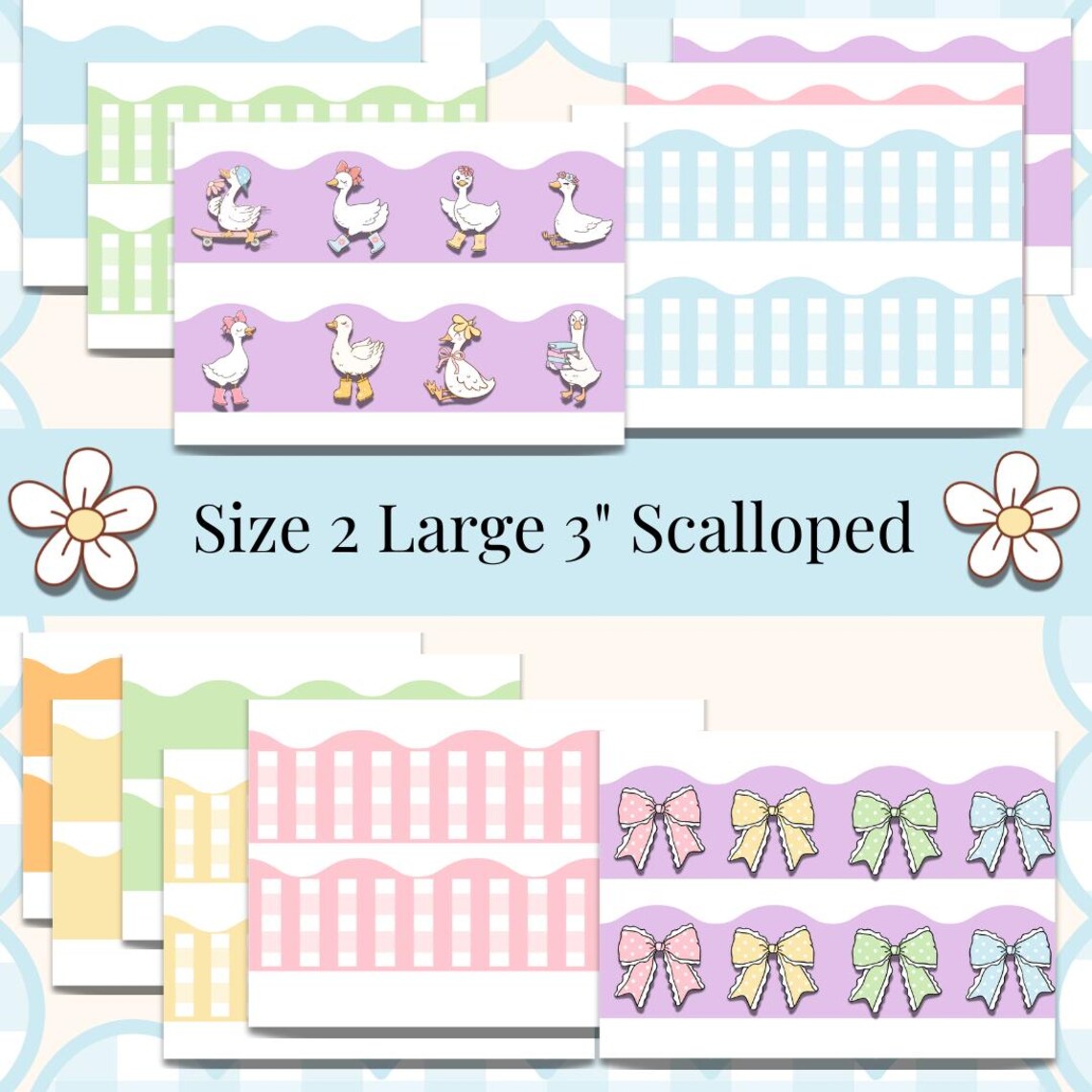 Bulletin Board Borders Printable Silly Goose Theme Classroom Decor ...
