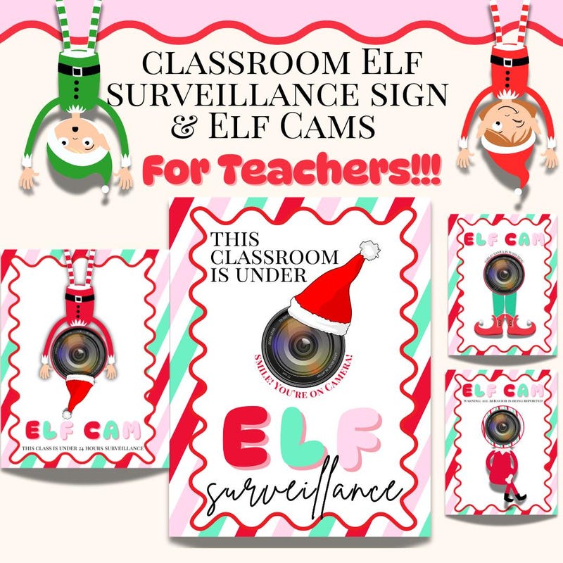 Elf Surveillance - Etsy