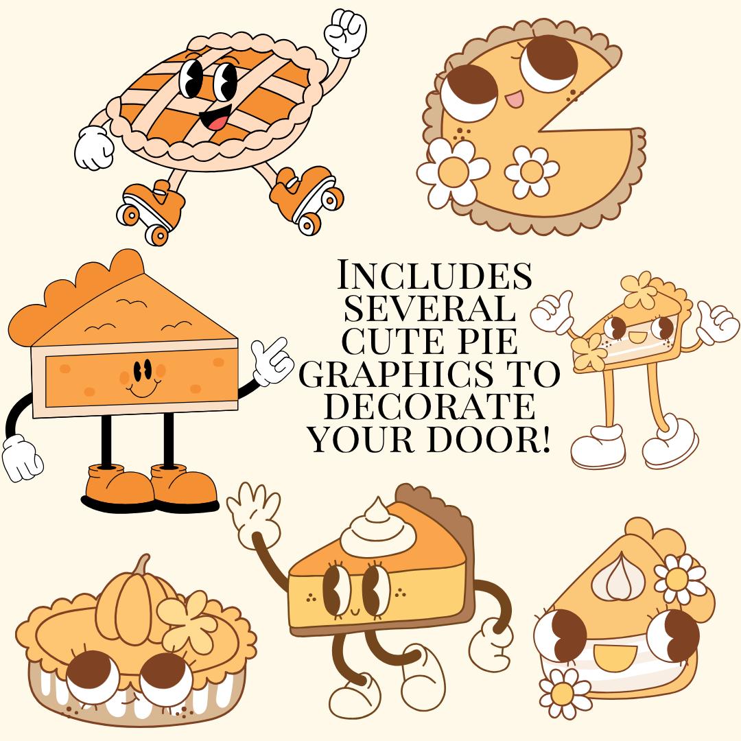 Thanksgiving Classroom Door Decor Kit Printable Fall Classroom Door ...